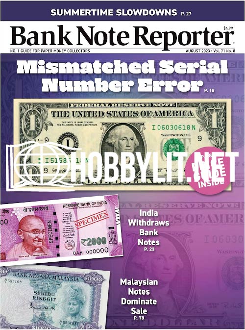 Bank Note Reporter Magazine Vol.71 No.8