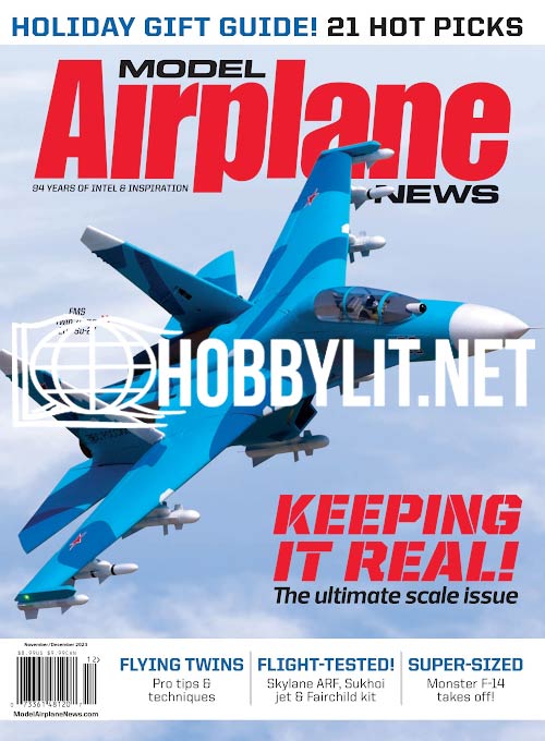 Model Airplane News Magazine Volume 152 Number 9, November December 2023