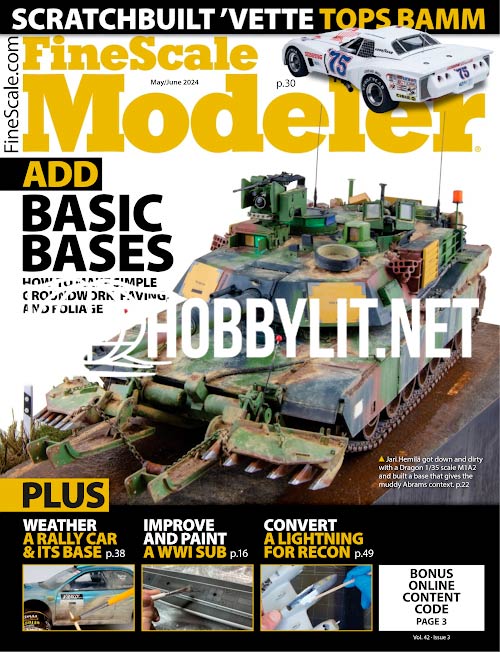 FineScale Modeler Magazine Volume 42 No 3, May-June 2024