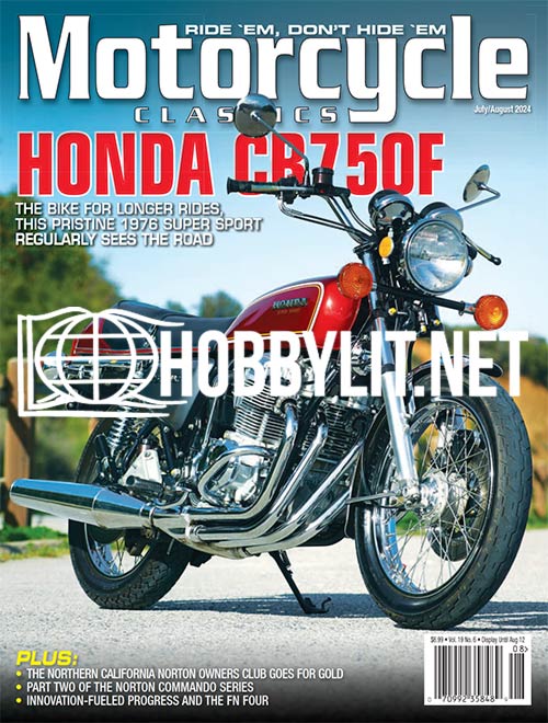 Motorcycle Classics Magazine July-August 2024 Vol 19 No 6