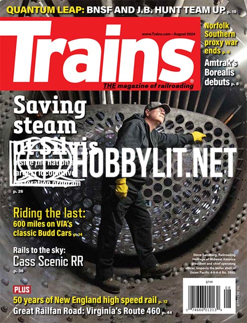 Trains Magazine August 2024 Vol 84 No 8
